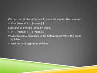 The rules of phonology | PPTX