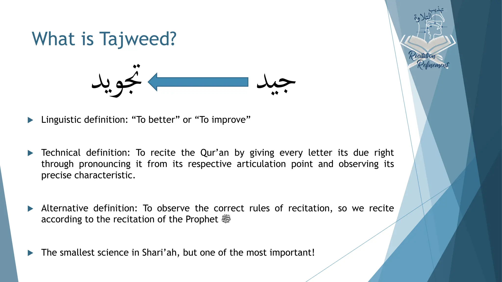 The Rules of Tajweed Online comprehensive Course | PDF | Islam ...