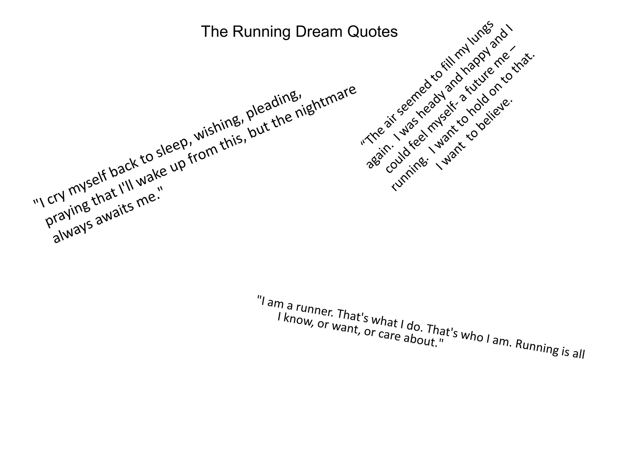 The running dream presentation[1] | PPTX | Death, Injury, or Military ...