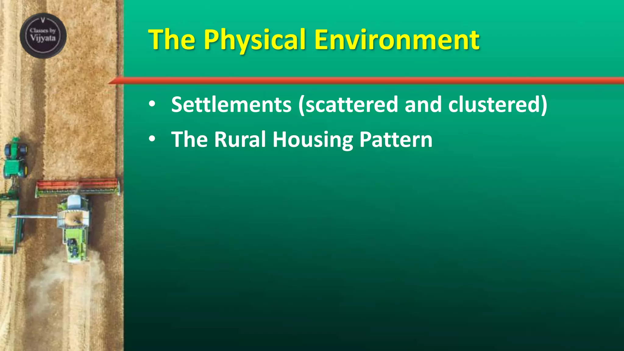 The Rural Environment | PPTX