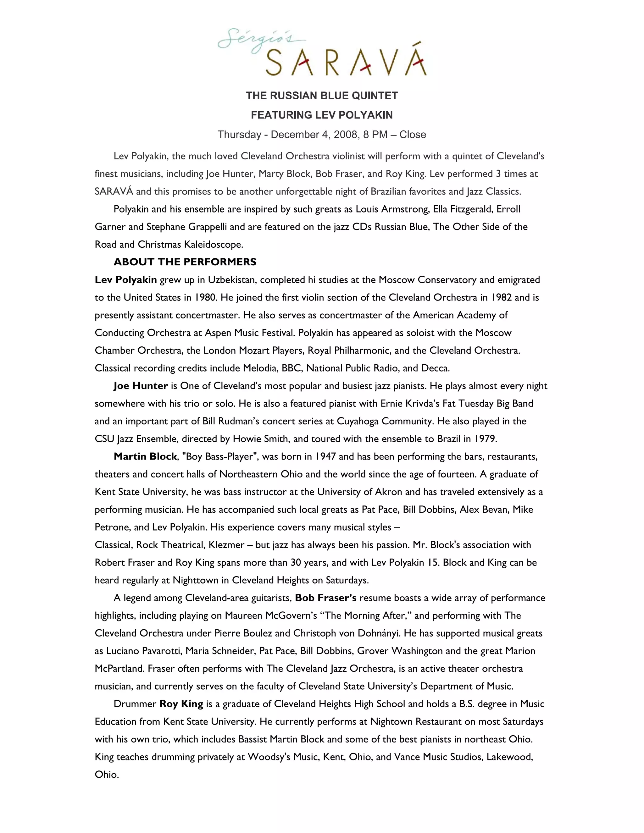 Therussianbluequintet | PDF