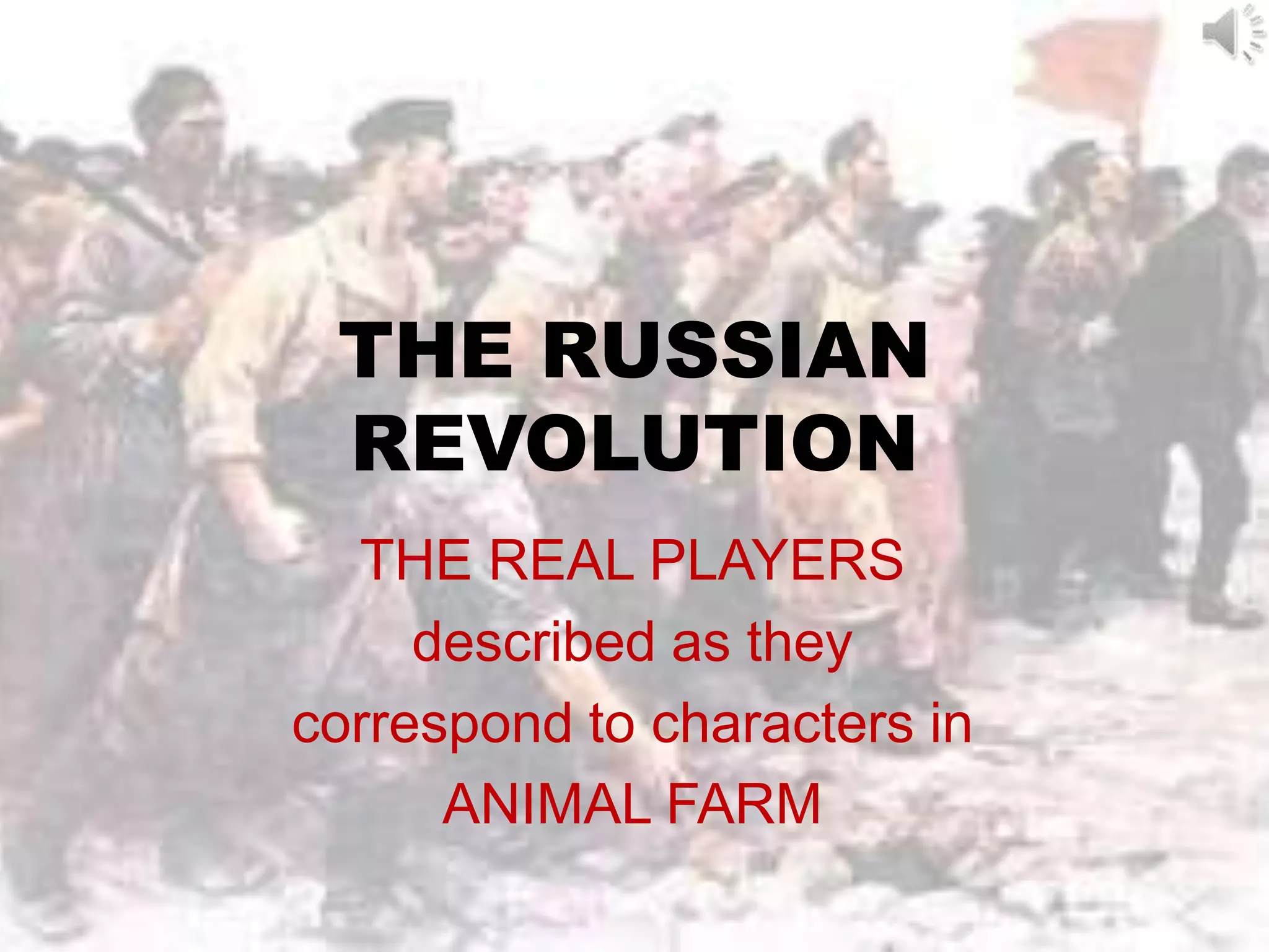 Russian Revolution - Animal Farm | PPTX