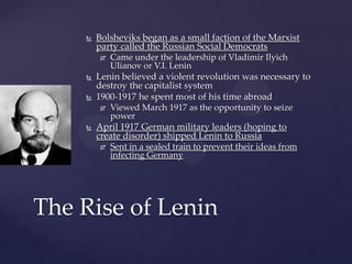 The Russian Revolution | PPT
