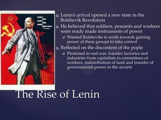 The Russian Revolution | PPT