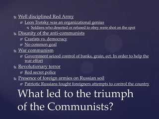 The Russian Revolution | PPT