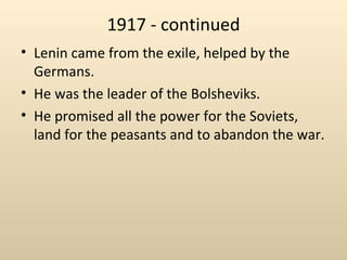 The russian revolution | PPT