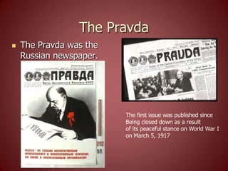 The russian revolution | PPTX