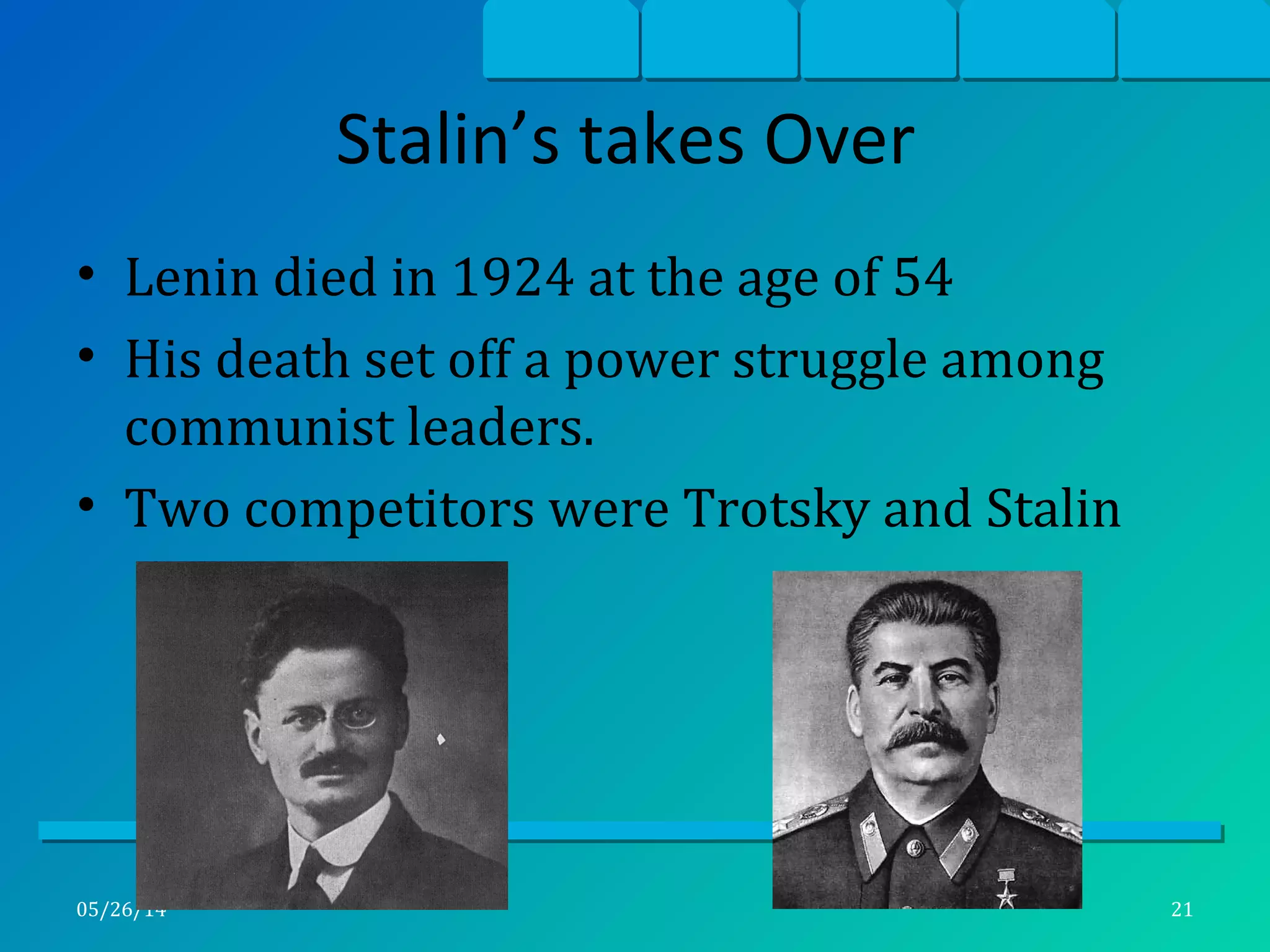 World History - The Russian Revolution | PPT
