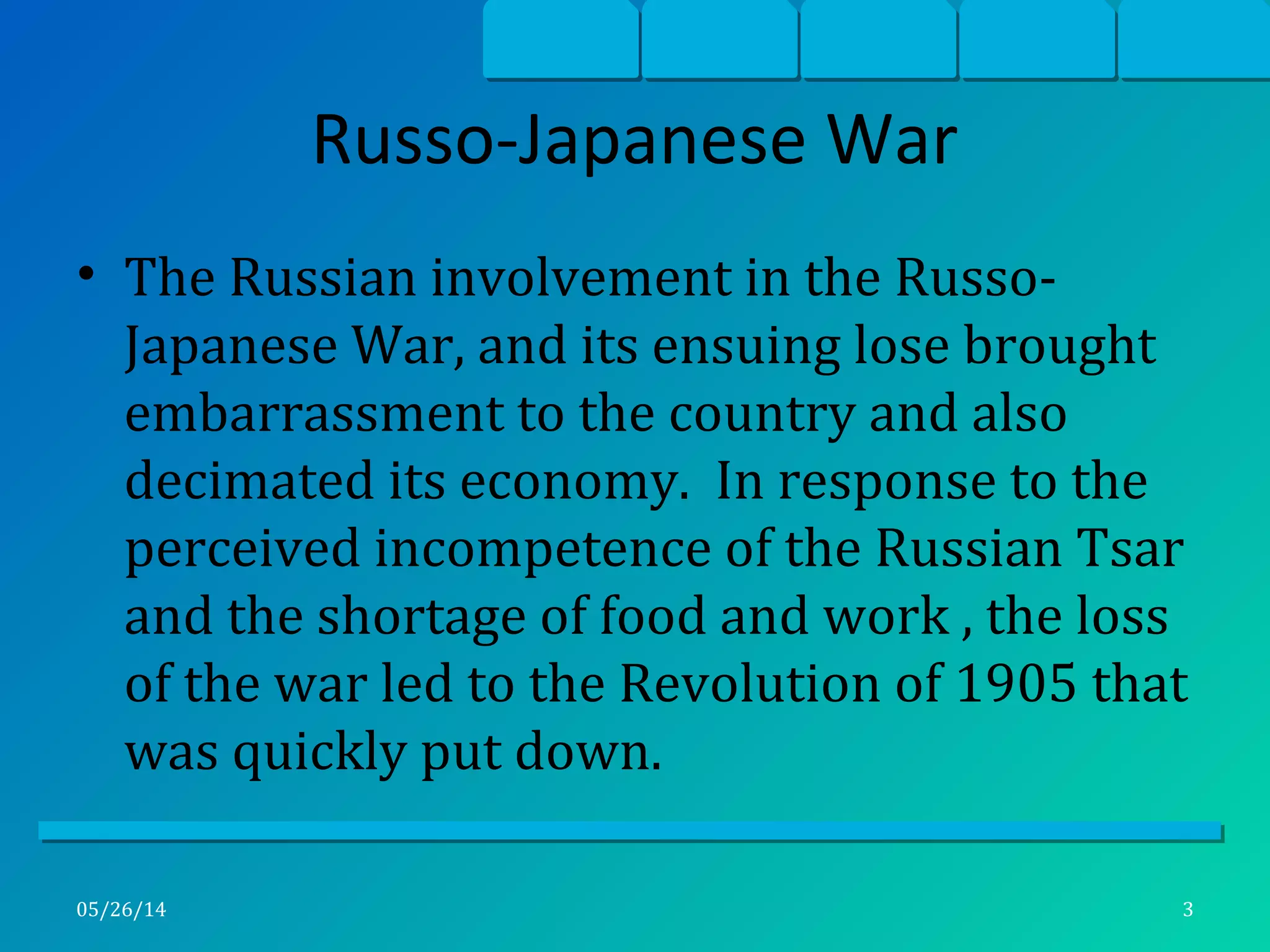 World History - The Russian Revolution | PPT
