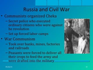 World History - The Russian Revolution | PPT