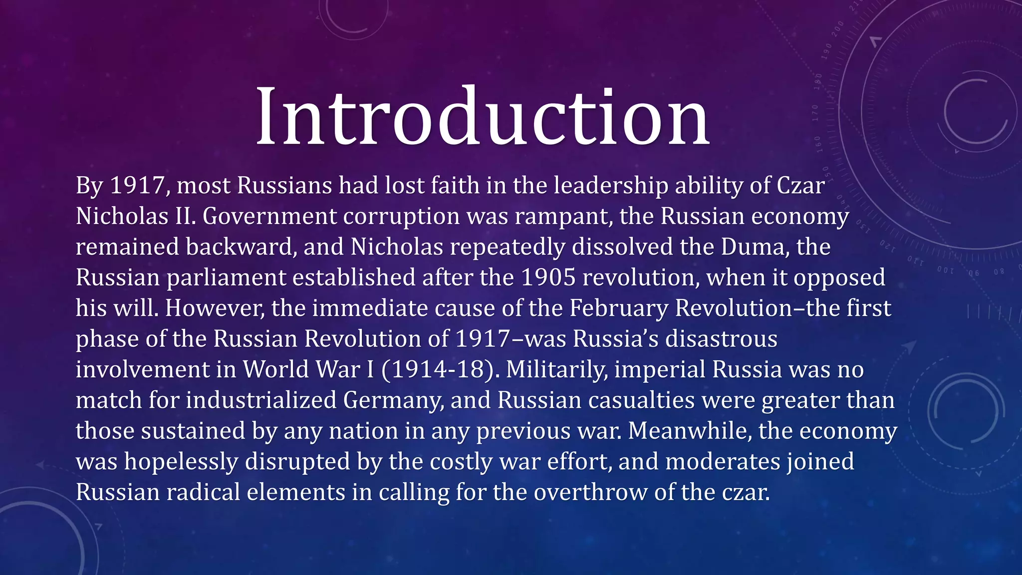 The russian revolution | PPT
