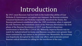 The russian revolution | PPT