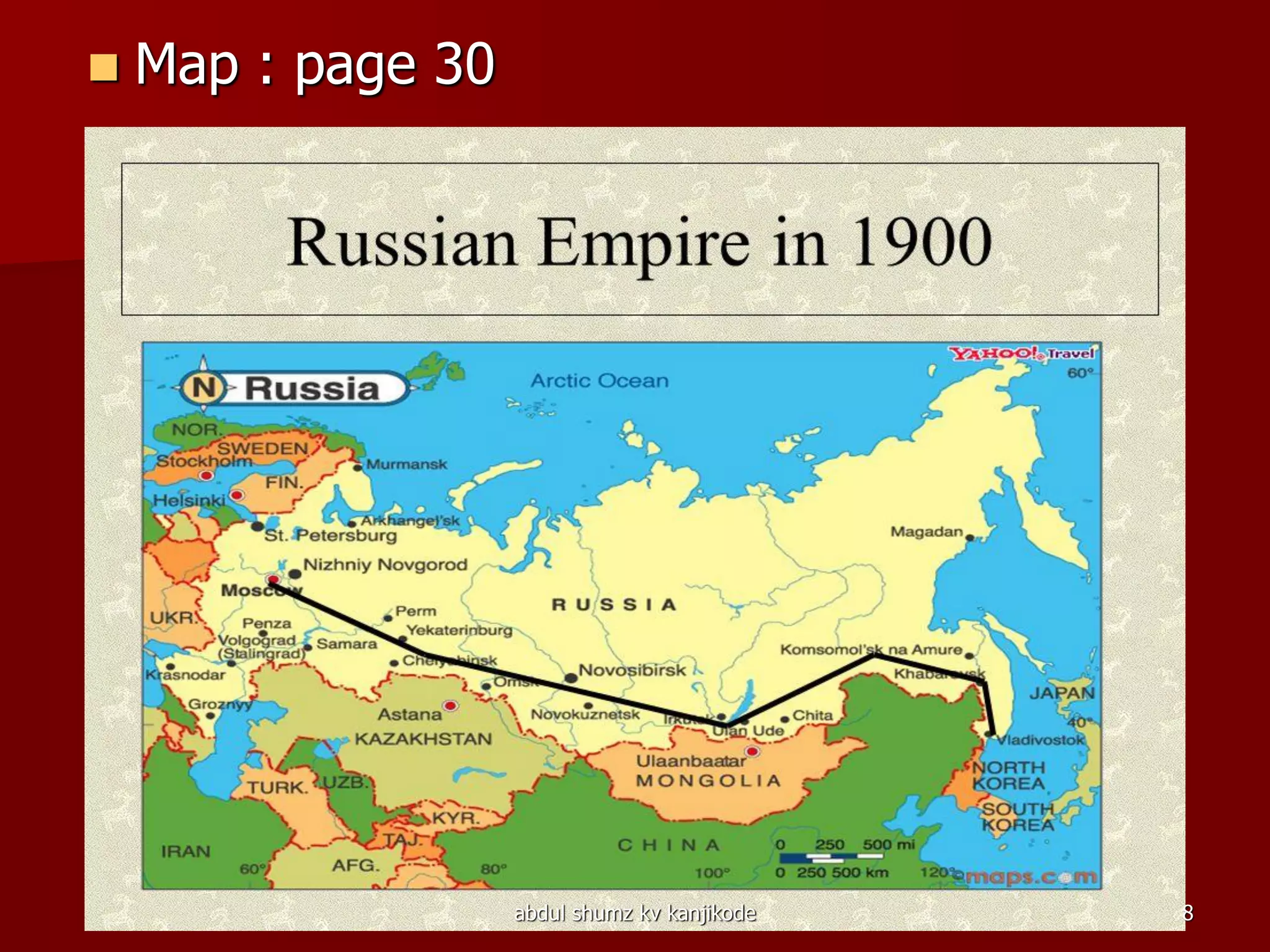 The Russian Revolution, Class 9 , History- lesson:2 cbse | PDF