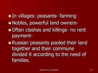 The Russian Revolution, Class 9 , History- lesson:2 cbse | PDF