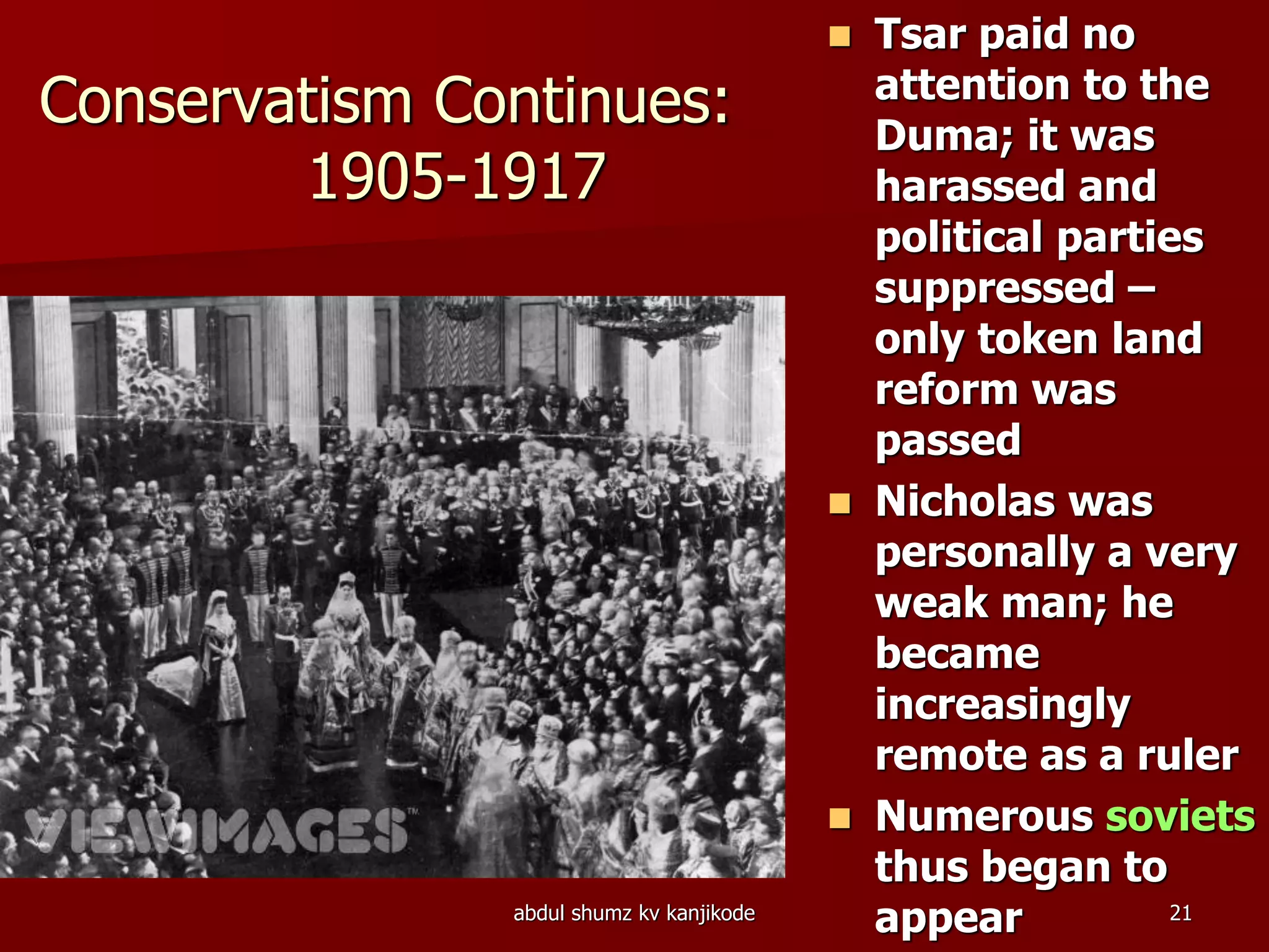 The Russian Revolution, Class 9, History- lesson:2 cbse | PDF