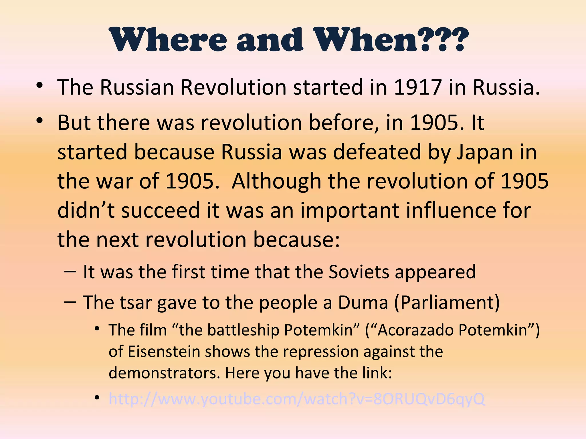 The russian revolution2 | PPT