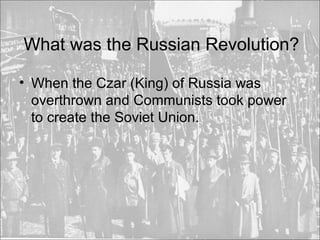Bolshevik Revolution Summary