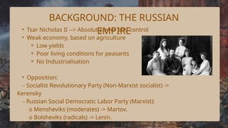THE RUSSIAN REVOLUTIONS (PPT para 4º de la ESO) | PPTX