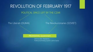 The russian revolutions of 1905 and 1917 | PPTX