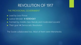 The russian revolutions of 1905 and 1917 | PPT
