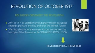 The russian revolutions of 1905 and 1917 | PPTX