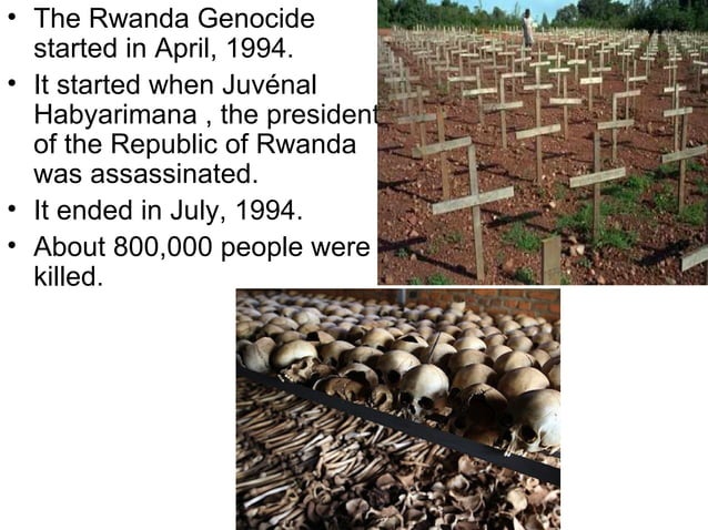 The rwanda genocide | PPT | Death, Injury, or Military Conflict ...