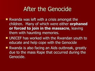 The rwandan genocide | PPT