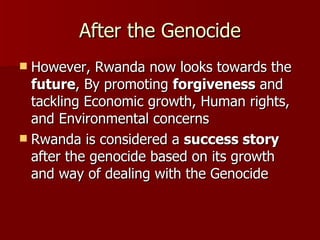 The rwandan genocide | PPT