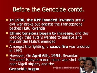 The rwandan genocide | PPT