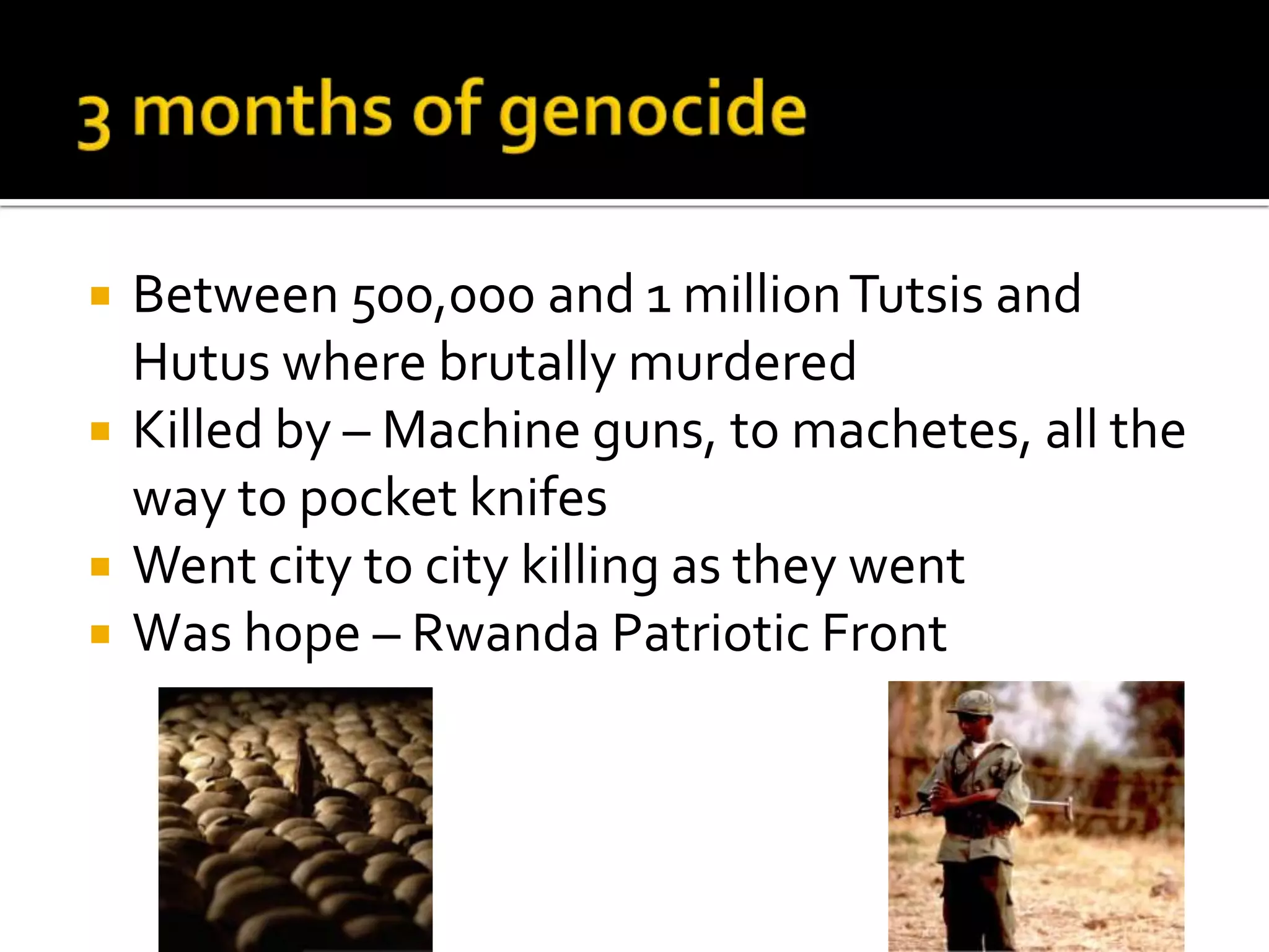 The rwandan genocide | PPTX