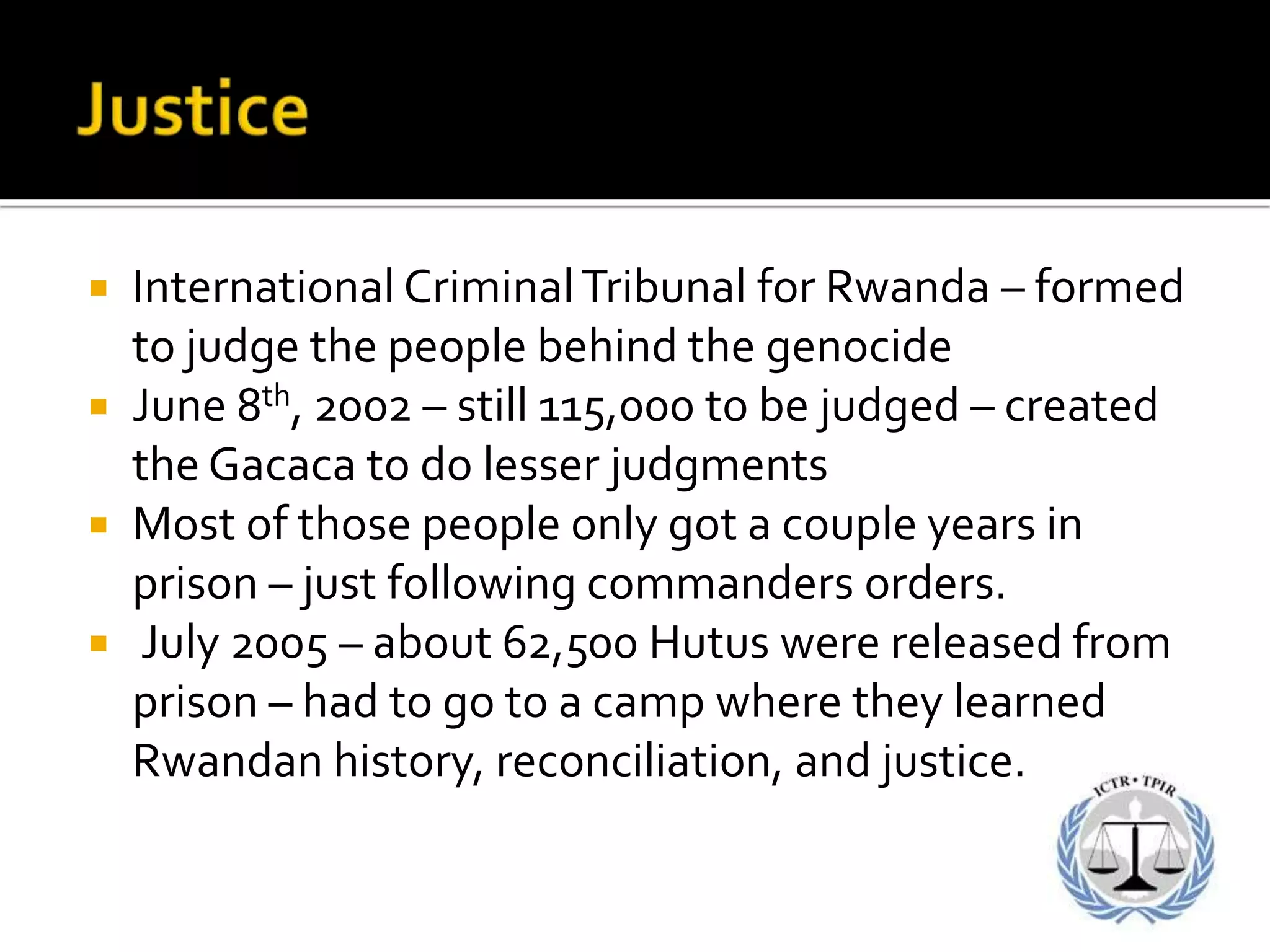 The rwandan genocide | PPTX