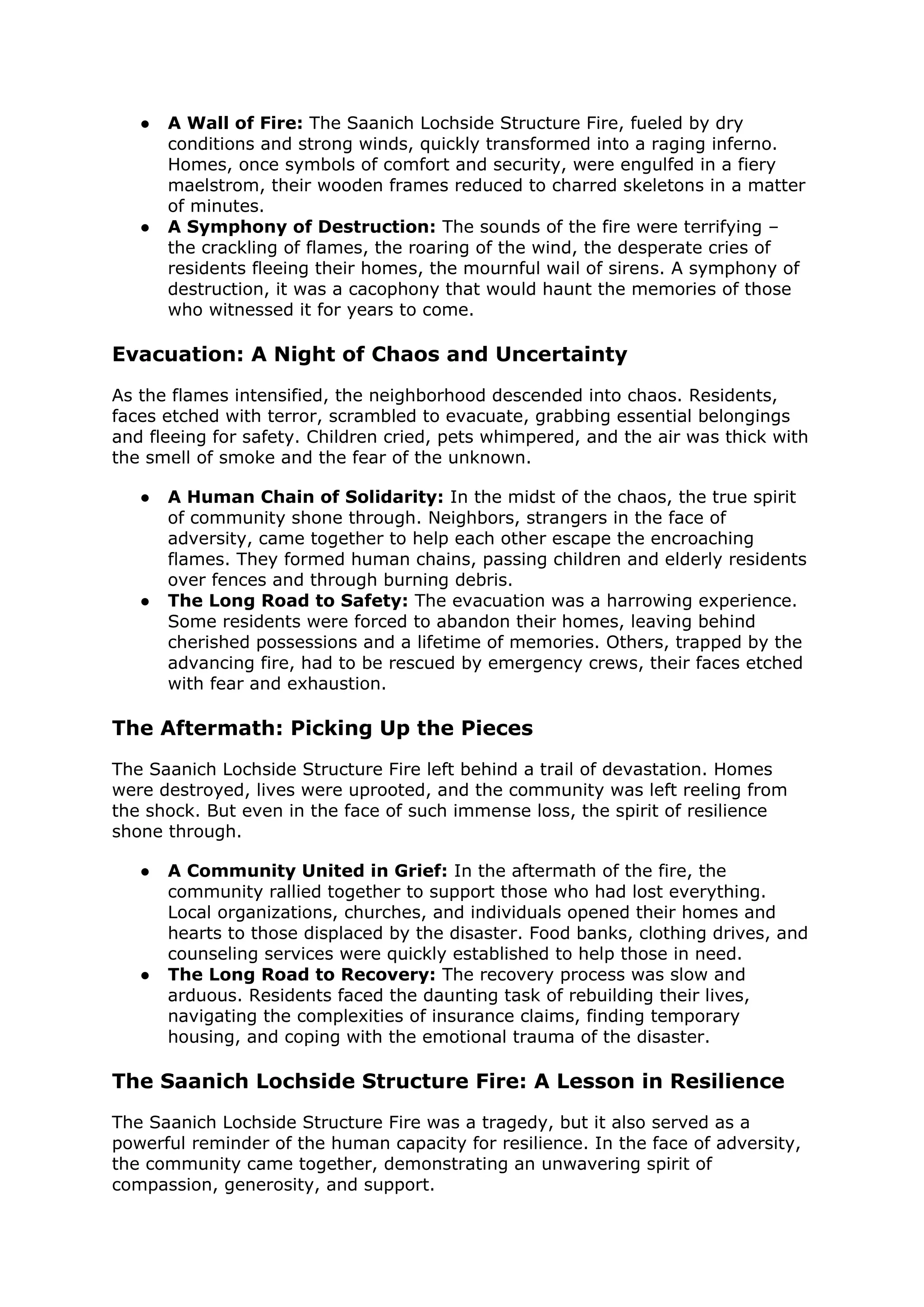 The Saanich Lochside Structure Fire_ A Tale of Resilience and Community ...