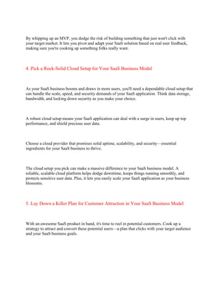 The SaaS Business Model: Your Essential Handbook | DOCX