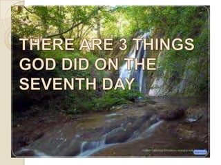 The 7th Day SABBATH | PPTX