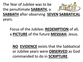 The_Sabbaths_Part_1 | PPT