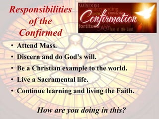 The sacrament of confirmation ppt | PPT