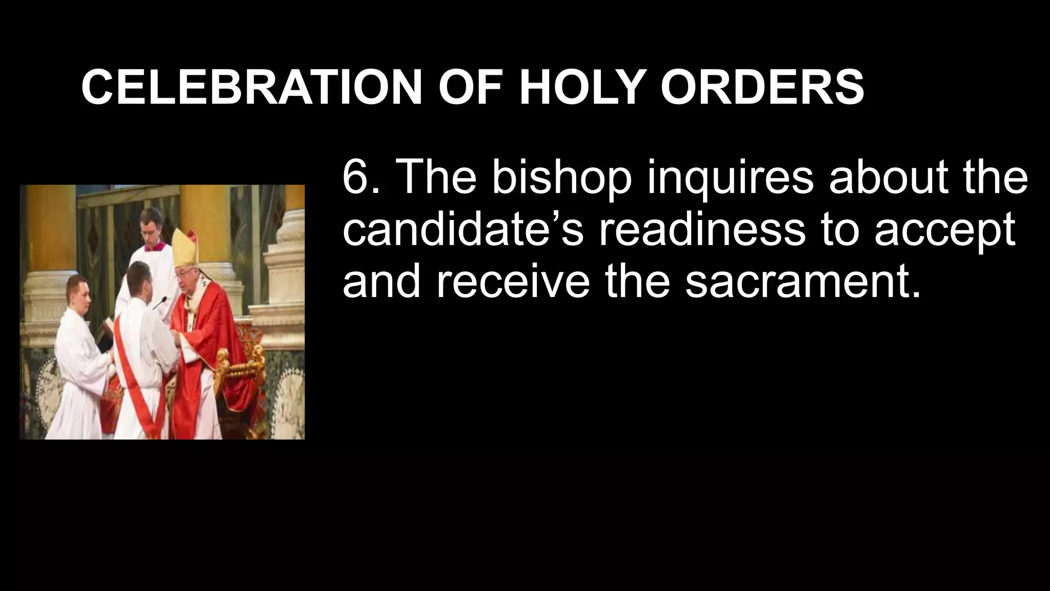 The sacrament of holy orders | PPTX