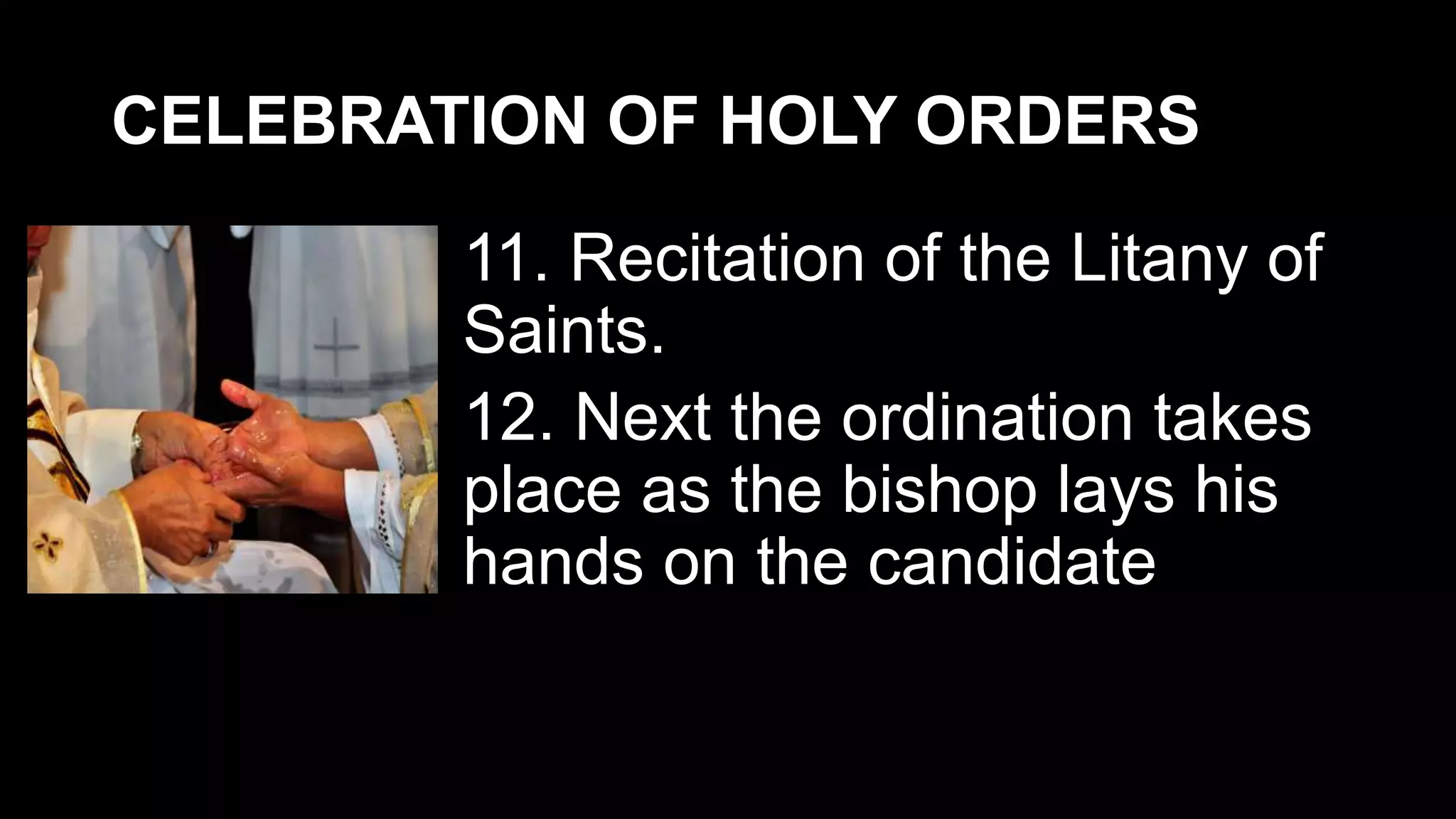 The sacrament of holy orders | PPTX