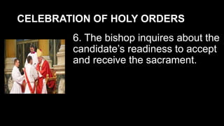 The sacrament of holy orders | PPTX