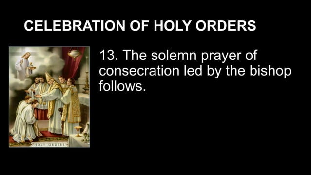The sacrament of holy orders | PPTX