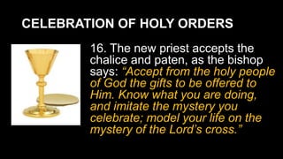 The sacrament of holy orders | PPTX