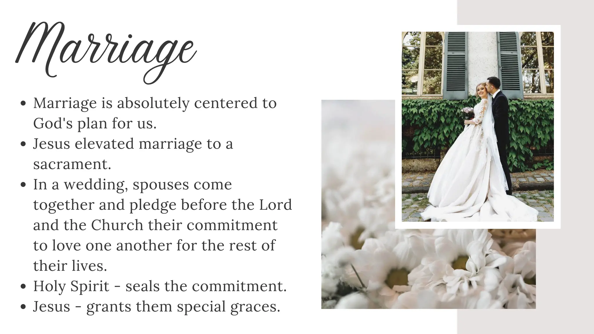 The Sacrament of Marriage Presentation 1 | PDF