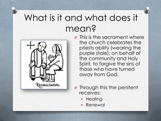 The sacrament of reconciliation | PPT