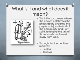 The sacrament of reconciliation | PPTX