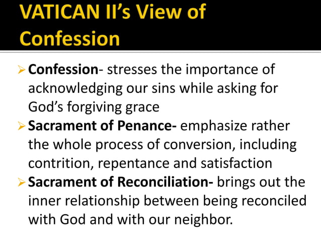 The Sacrament of Reconciliation | PPTX