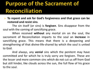 The Sacrament of Reconciliation | PPTX
