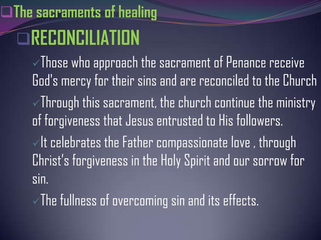 The sacraments | PPTX