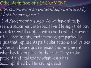 The sacraments | PPTX