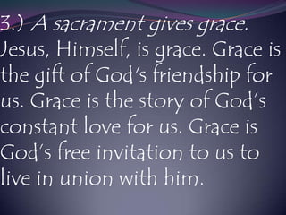 The sacraments | PPTX