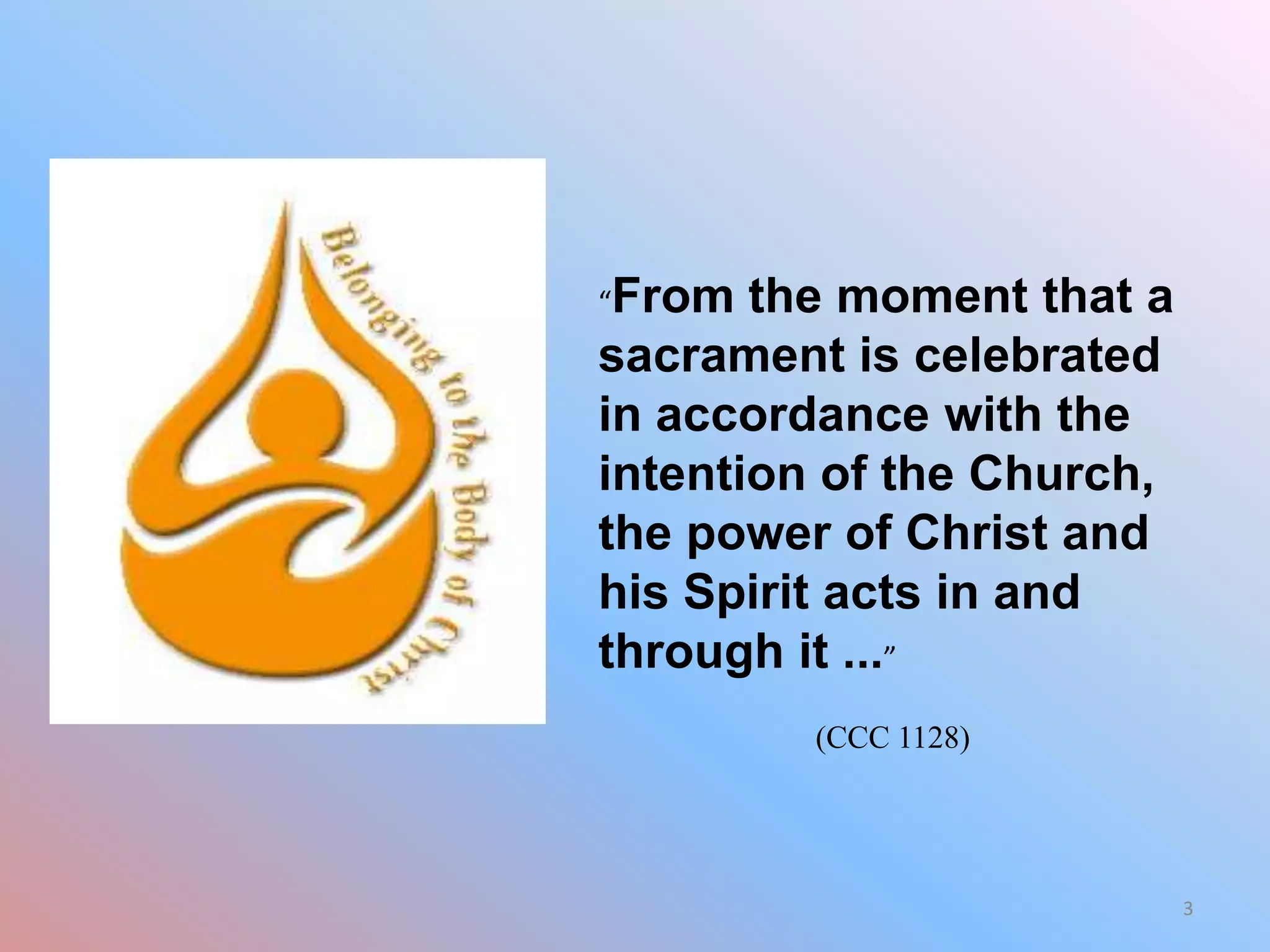 The Sacraments Of Initiation | PPTX